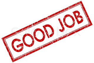 gute Arbeit-Roter Platz-Stempel